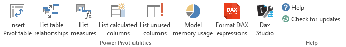 New Features In Power Pivot Utils V 105 List Unused Columns Powerpivot Dax Sqlbi
