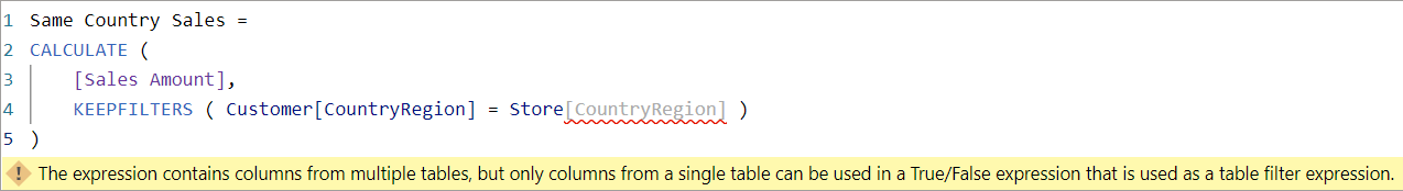 Solving Errors In Calculate Filter Arguments Sqlbi