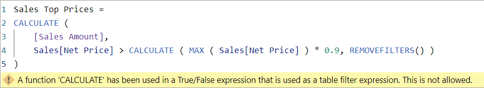 Solving Errors In Calculate Filter Arguments Sqlbi