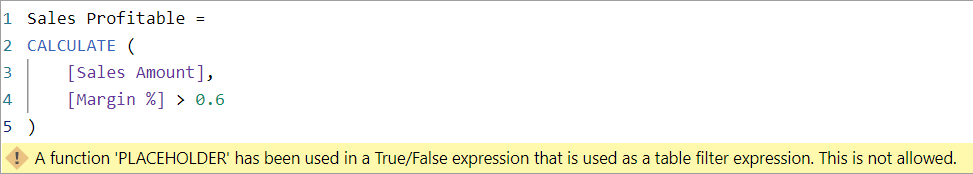 Solving Errors In Calculate Filter Arguments Sqlbi
